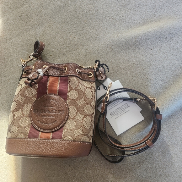Coach | Bags | Coach Mini Dempsey Bucket Bag New | Poshmark
